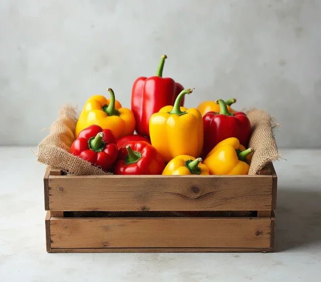 Ozone - Washed Red & Yellow Capsicum – Fresh & Clean Combo – Nuva Nutrition